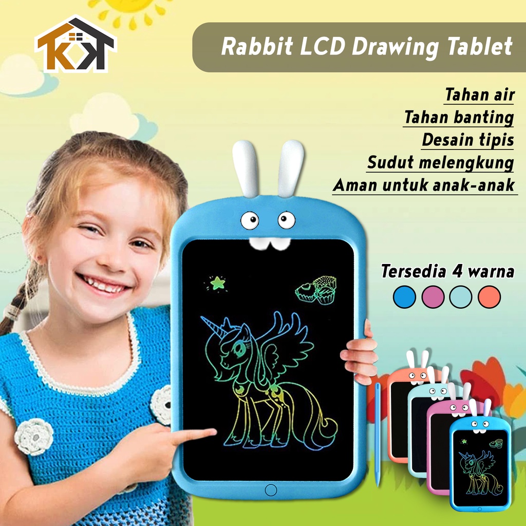 Jual (KK) LCD Writing Drawing Tablet Rabbit 8.5inch Papan Tulis Edukasi ...