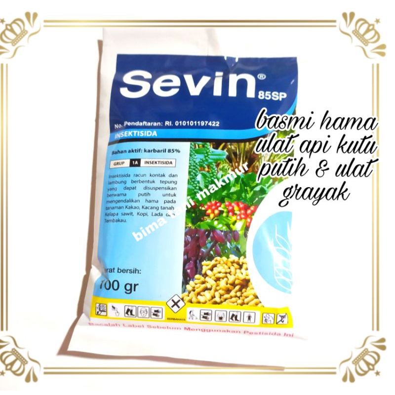 Jual INSEKTISIDA SEVIN 85 SP BASMI ULAT GRAYAK DAN KUTU PUTIH | Shopee ...