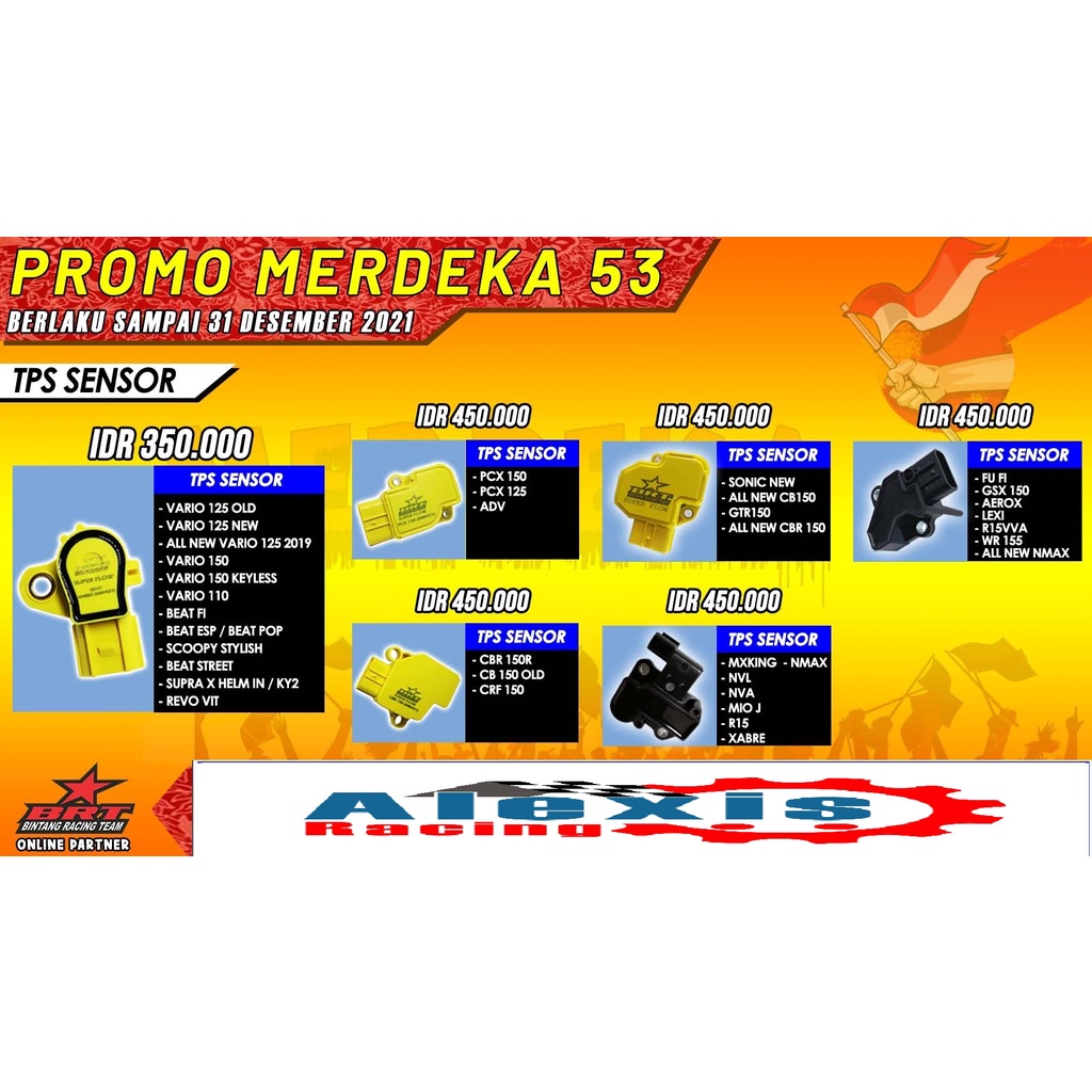 Jual TPS SENSOR BRT Vario 125 Old Vario 110 Vario 150 New Beat F1 Beat ...