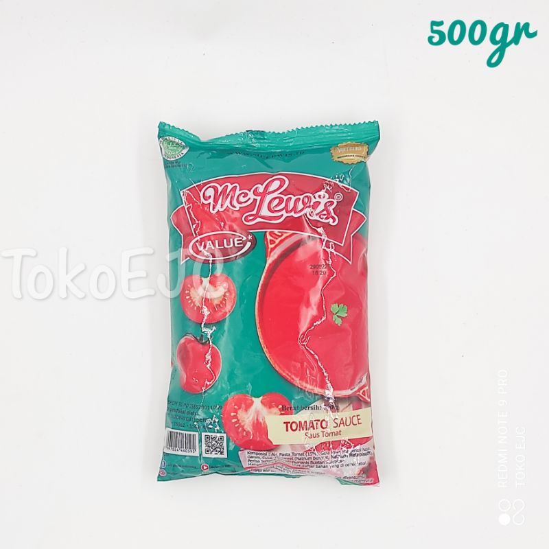 Jual Mc Lewis Tomato Sauce / Saus Tomat 500gr | Shopee Indonesia
