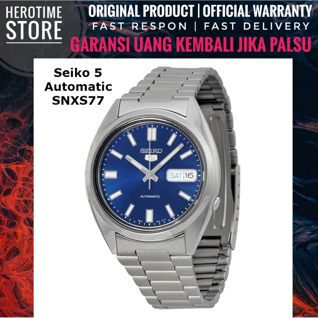 Jual Jam Tangan Seiko 5 Automatic SNXS77 Garansi Resmi ORIGINAL ...
