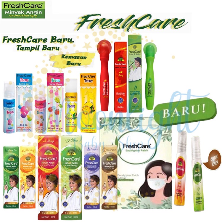 Jual FRESH CARE Plossa Minyak Angin Aromatheraphy freshcare Roll On ...