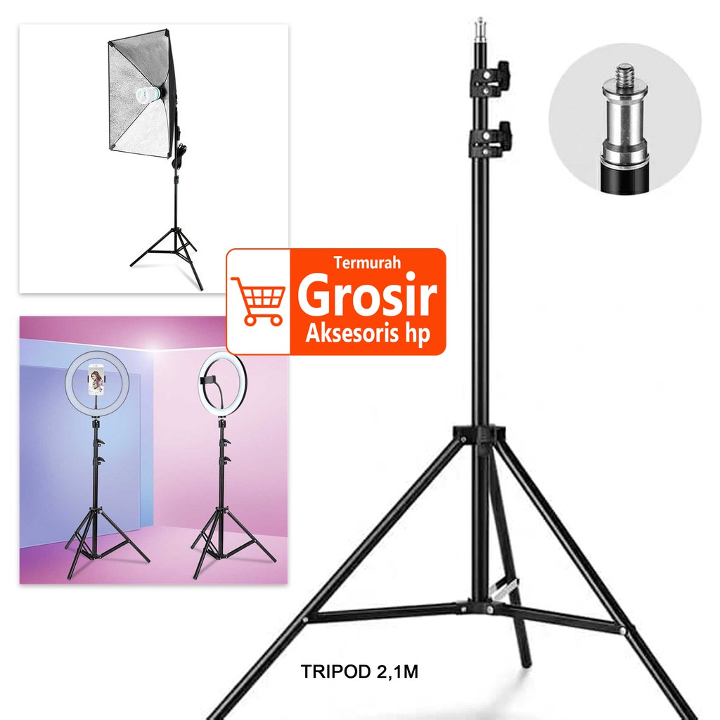 Jual Tripod Multifungsi Kamera Hp Stand For Lampu Studio Ringlight ...