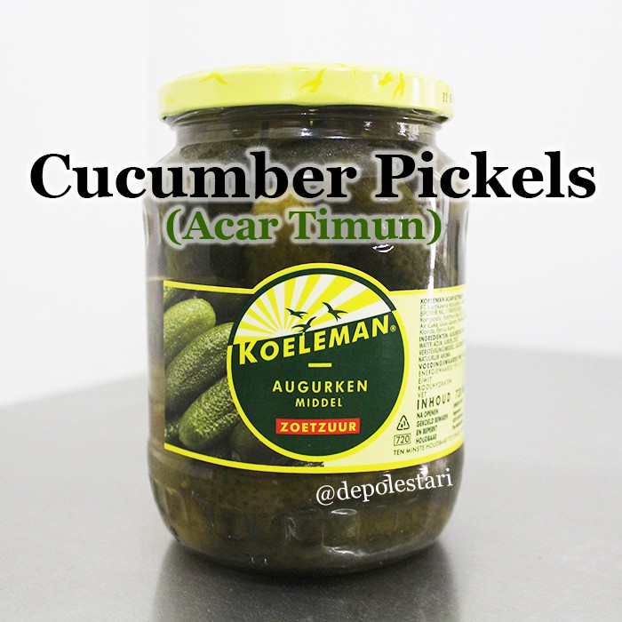 Jual Koeleman Cucumber Pickels (ACAR TIMUN) 720ml | Shopee Indonesia