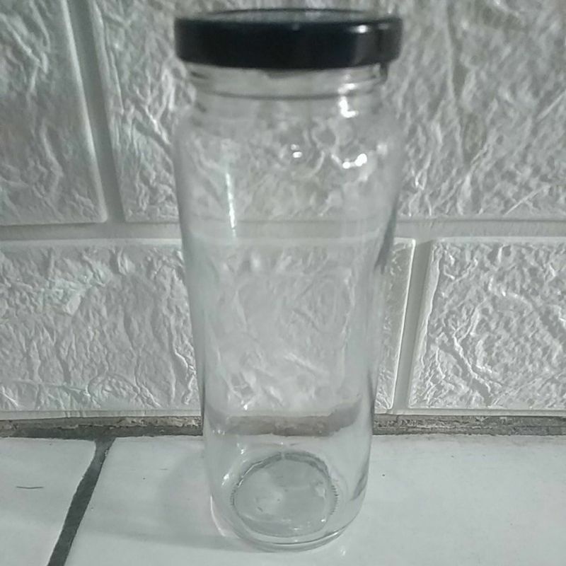 Jual Botol Kaca Bekas 250 ml tebal TANPA TUTUP/botol jus bekas/botol ...