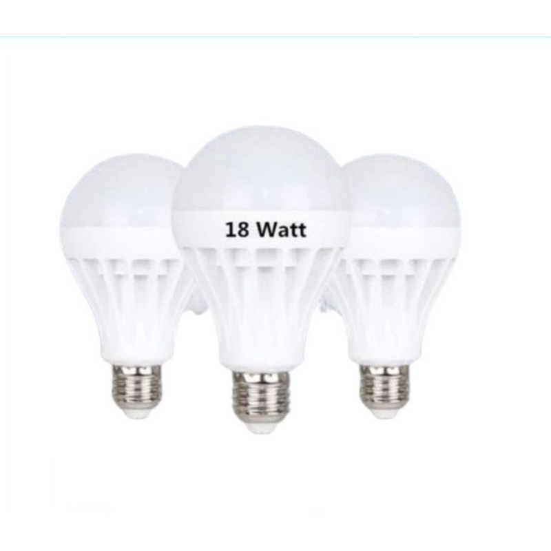Jual Lampu Bohlam LED 18W 6500K 2700 Lumes | Shopee Indonesia