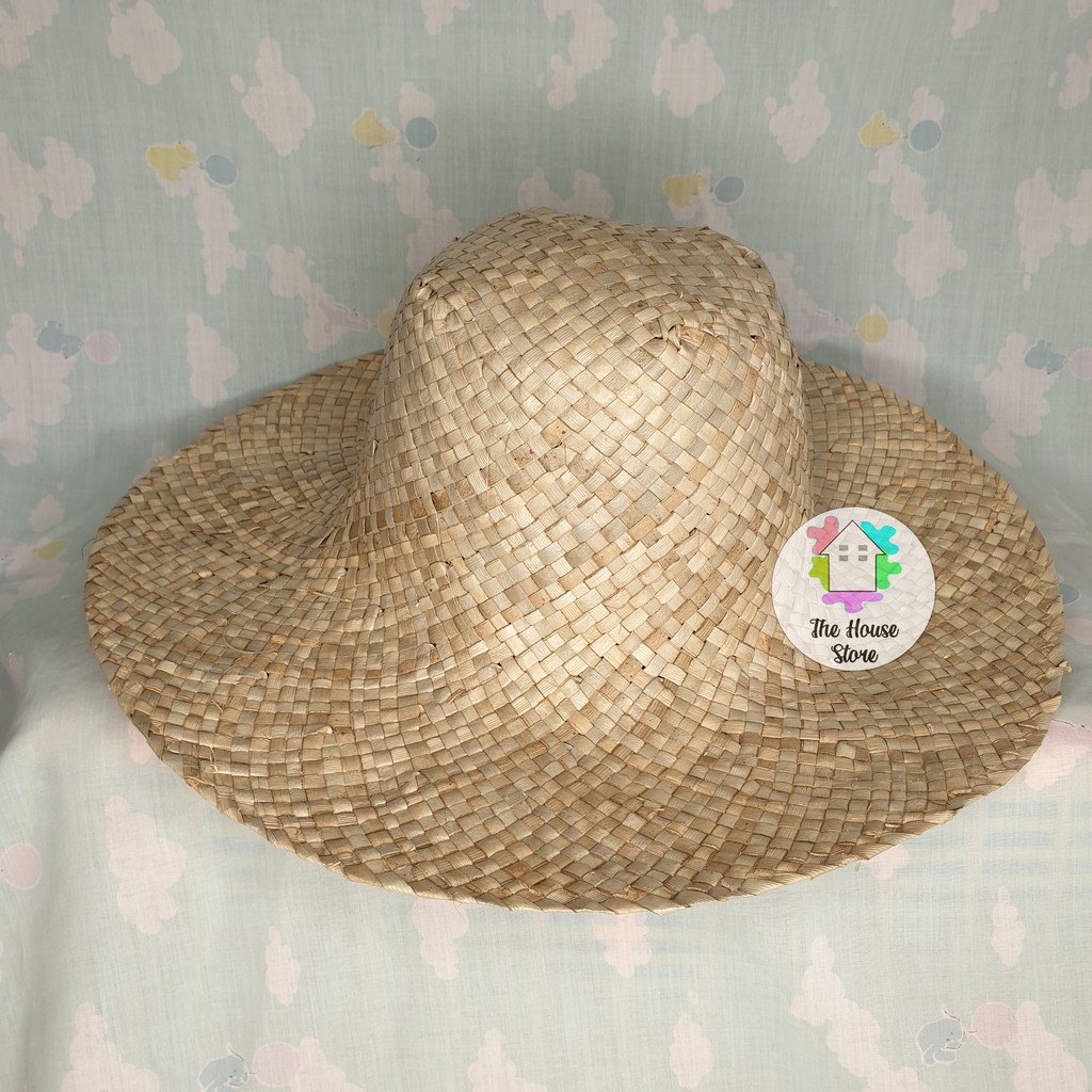 Jual TOPI KOBOI COWBOY / TOPI ANYAMAN PANDAN NATURAL | Shopee Indonesia