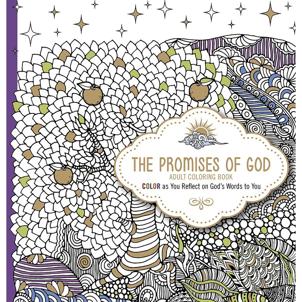 Jual BUKU IMPORT THE PROMISES OF GOD - ADULT COLORING BOOK / BUKU ...
