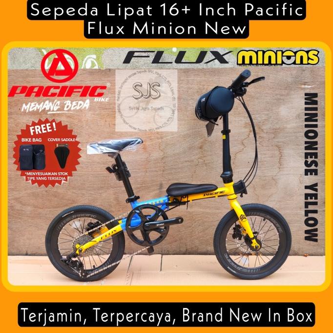 Jual SEPEDA LIPAT / FOLDING BIKE 16 INCH PACIFIC FLUX MINIONS NEW ...