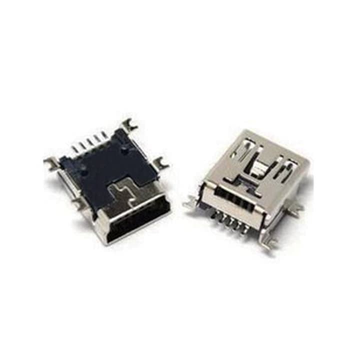 Jual Mini USB Type B 5 Pin Female SMT SMD Panel Mount Connector Socket ...