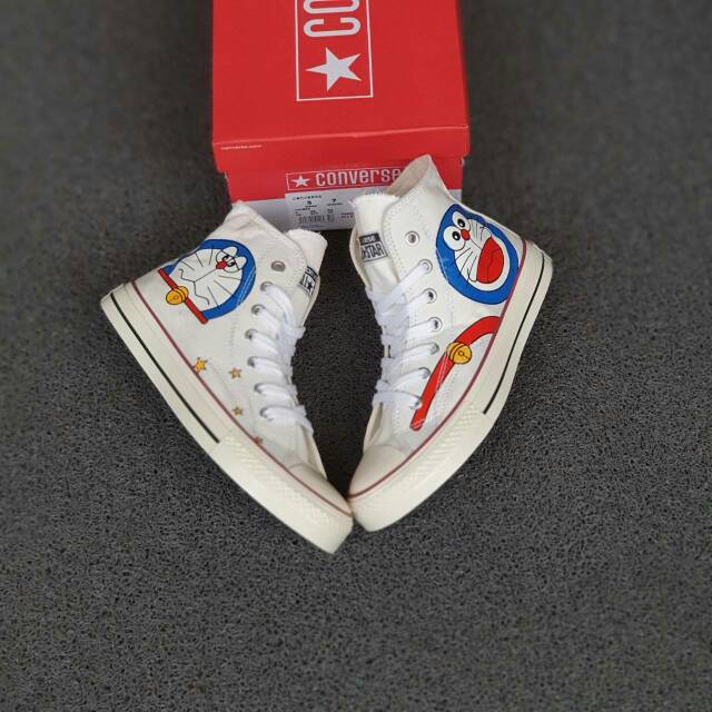 Jual Converse 70s X DORAEMON sol glossy Size 36-40 | Shopee Indonesia