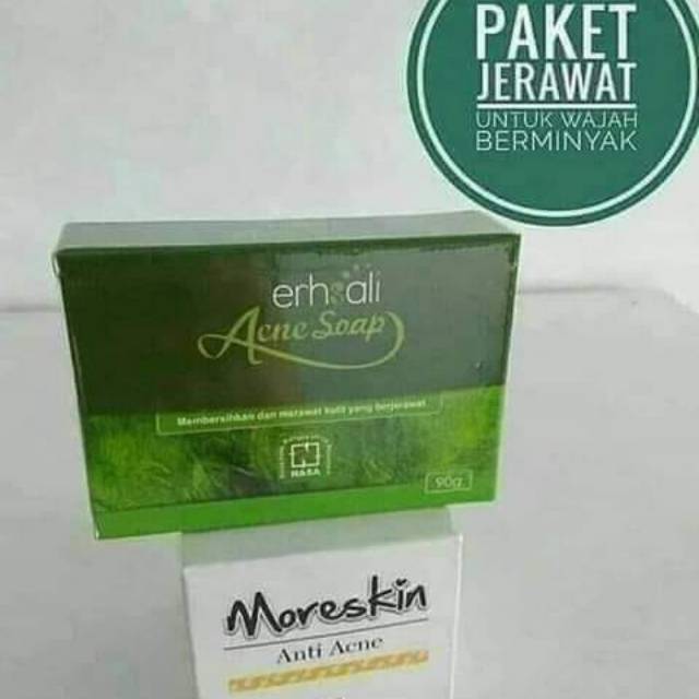 Jual Paket Moreskin Anti Acne & Sabun Erhsali Nasa Original | Shopee ...