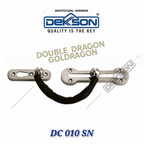 Jual PERTUKANGAN MATERIAL BANGUNAN DOOR CHAIN DEKKSON DC 010 SN (GRENDEL RANTAI DEKKSON DC 010 ...