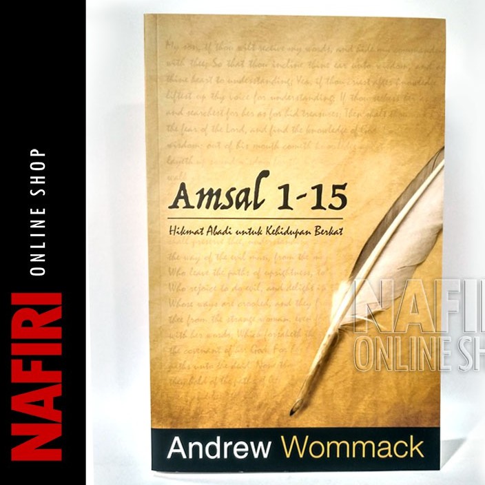Jual Buku Amsal 1-15 - Andrew Wommack Kitab Hikmat Berkat Alkitab Book ...
