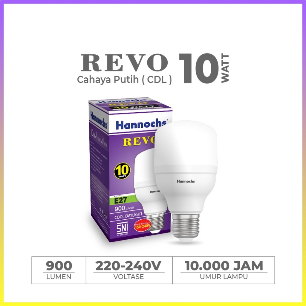Jual Hannochs Lampu LED Capsule Revo 10 Watt - Cahaya Putih | Shopee Indonesia