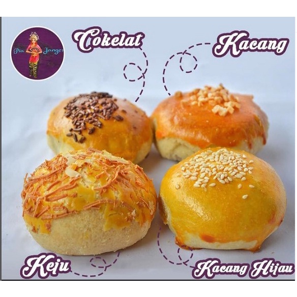 Jual PIA JANGER ASLI OLEH-OLEH KHAS BALI ISI 8PCS FREE BUBBLEWRAP ...