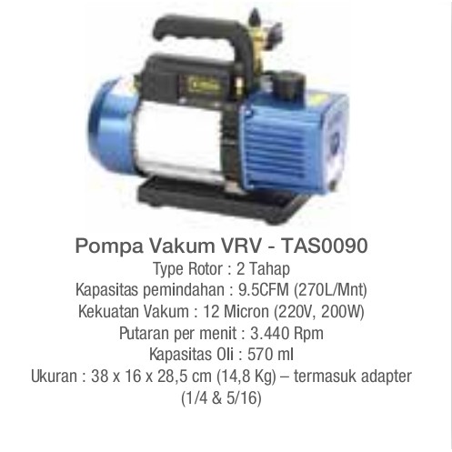 Jual VRV Vacuum Pump (Pompa Vakum VRV - TASCO) | Shopee Indonesia