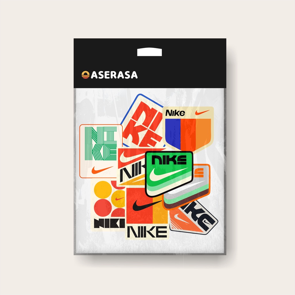 Jual STICKER NIKE RETRO VINTAGE SIZE MEDIUM | STICKER SATUAN HD ANTI ...