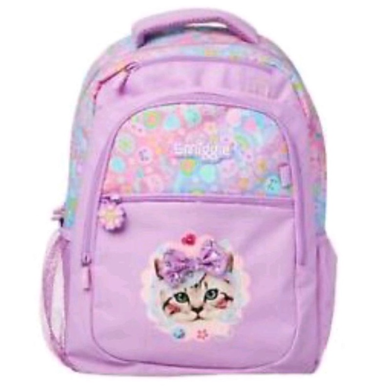 Jual Smiggle - Backpack Cat - Purple - New | Shopee Indonesia