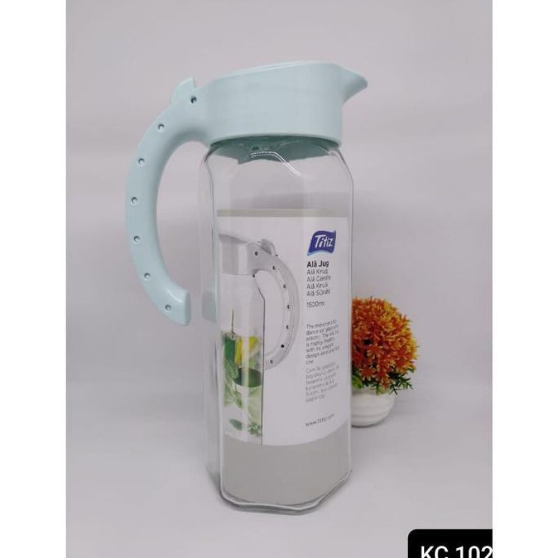 Jual Pitcher Kaca Jug Kaca Titiz 1500ml | Shopee Indonesia