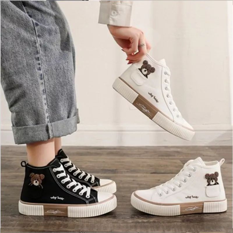 Jual SEPATU SNEAKERS KOREA WANITA WHY TEDDY BEAR LUCU BOOTS 02 | Shopee ...