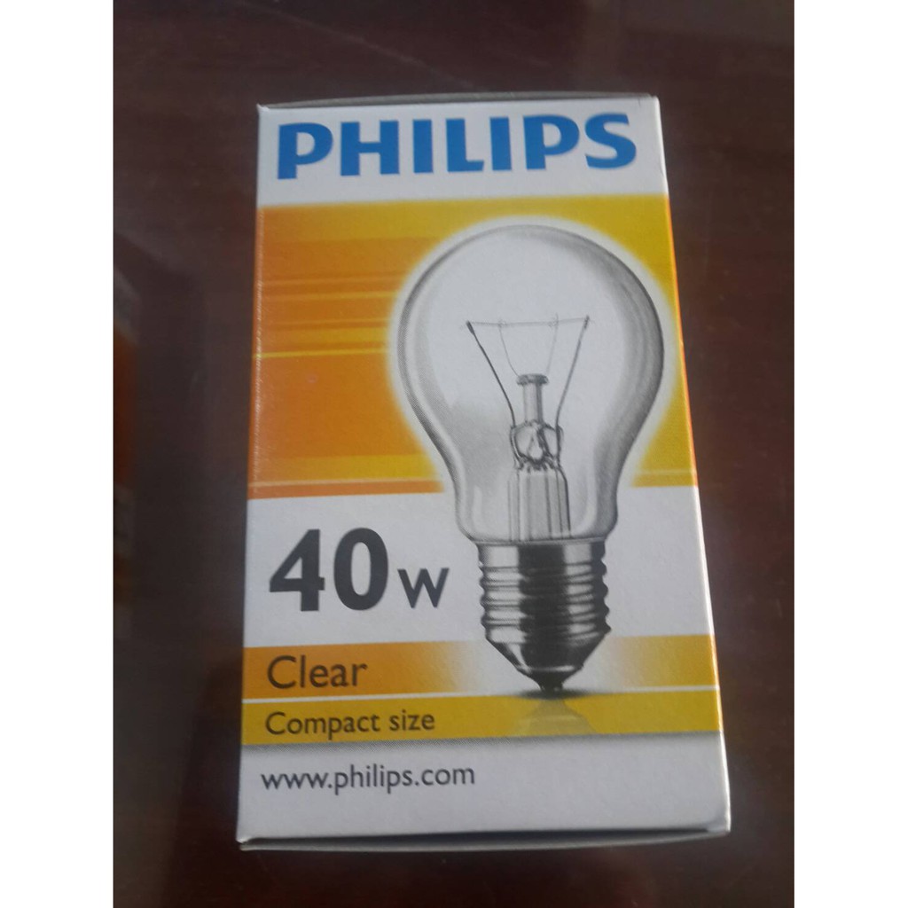 Jual Bola Lampu Pijar philips 40Watt PHILIPS bola pijar philips ...