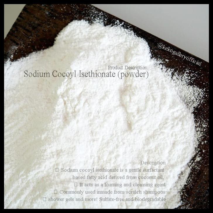 Jual SCI Powder / Sodium Cocoyl Isethionate / 500g-1kg - 500 g | Shopee ...