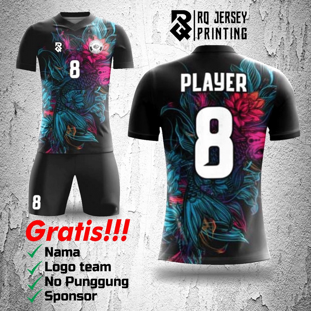 Jual JERSEY FUTSAL JERSEY BOLA CUSTOM FULL SET (BISA SATUAN) | Shopee ...