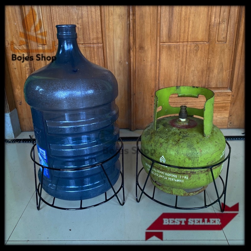Jual Rak galon air rak gas lpg tatakan tempat galon gas lpg 3kg / rak ...