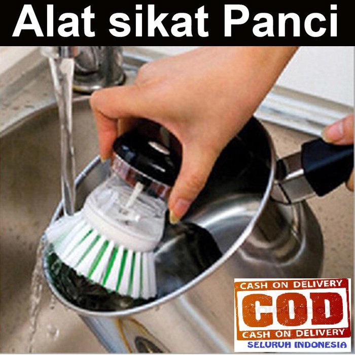 Jual ALAT SIKAT INOVATIF SIKAT DISPENSER SABUN CAIR SIKAT PANCI BRUSH ...