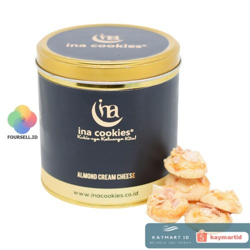 Jual Ina Cookies - Almond Cream Cheese Gold Series Ina Cookies Kue ...