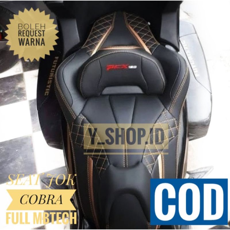 Jual Jok Motor Modif Cobra Motor Pcx 150 160 Adv Nmax Aerox Vario Kulit ...