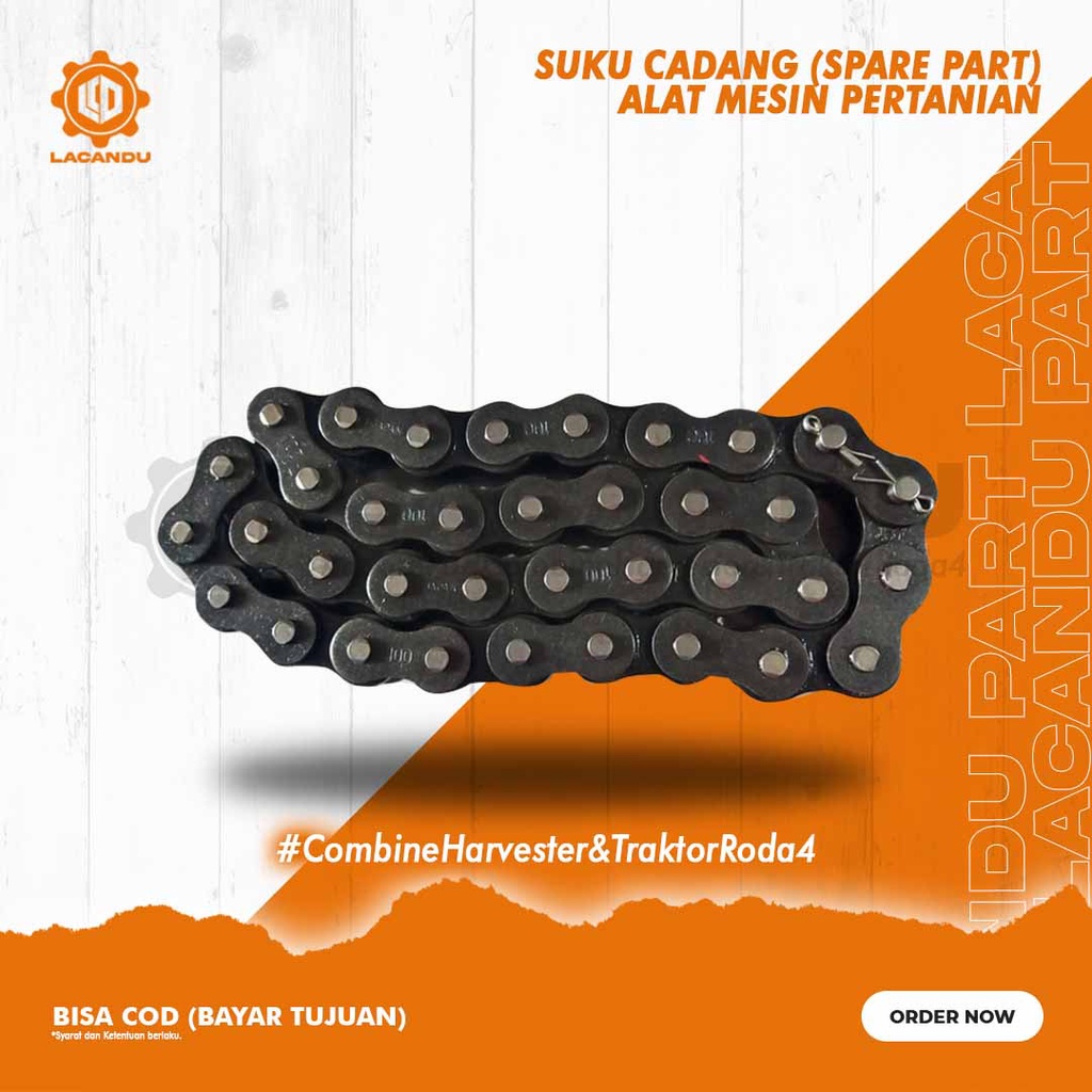 Jual RANTAI ROTARI TRAKTOR YANMAR 393-494 LACANDU PART untuk TRAKTOR ...