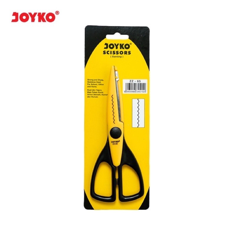 Jual Gunting Zigzag / Gunting Gerigi Joyko ZZ-65/ Scissors | Shopee ...