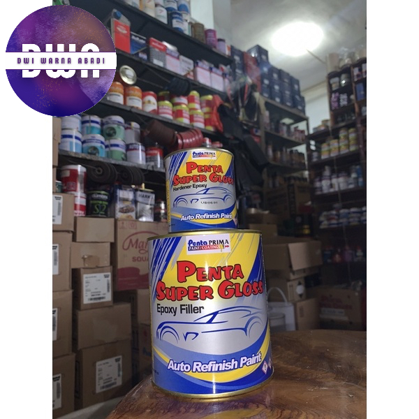 Jual EPOXY FILLER PENTA SUPER GLOSS GREY DAN WHITE | Shopee Indonesia