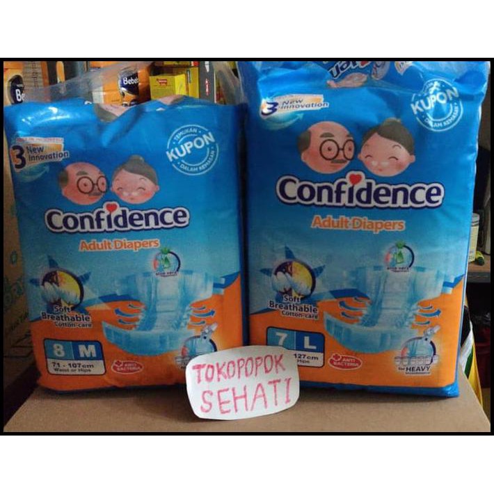 Jual CONFIDENCE ADULT DIAPER L7 | TOKOPOPOKSEHATI / POPOK DEWASA UK L 7 ...