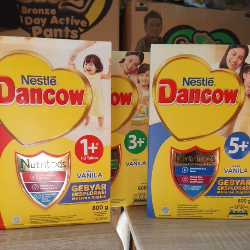 Jual Dancow 1+ /Dancow 3+ /Dancow 5+ 800 gr 1 kg Vanilla Madu | Shopee ...