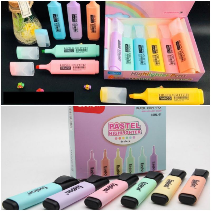 Jual 12 PCS/ 1 LUSIN Stabilo Pastel / Highlighter / Stabilo boneka ...