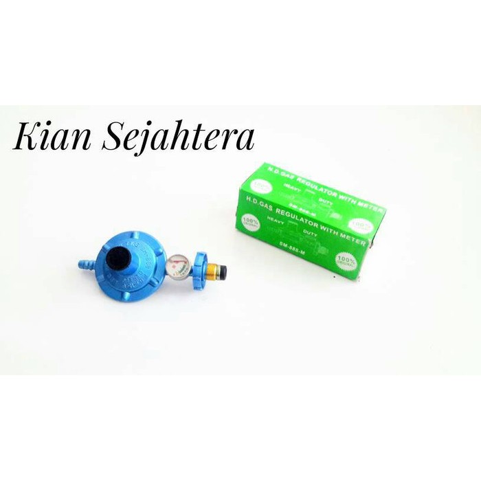 Jual regulator hp sm 888 with meter gauge gas equipment SNI K1 | Shopee Indonesia