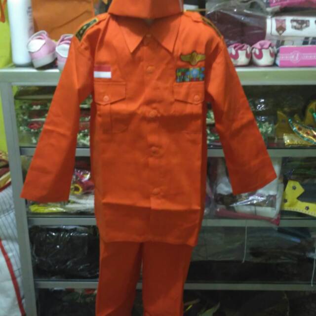Jual Baju Seragam Basarnas Anak Setelan Profesi SAR | Shopee Indonesia