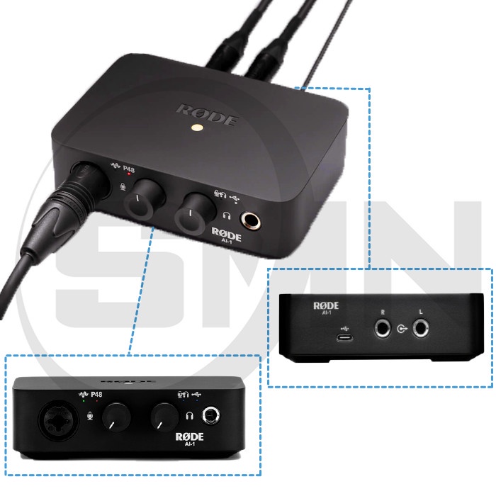 Jual Rode AI-1 USB Audio Interface with Headphone Amplifier | Shopee ...