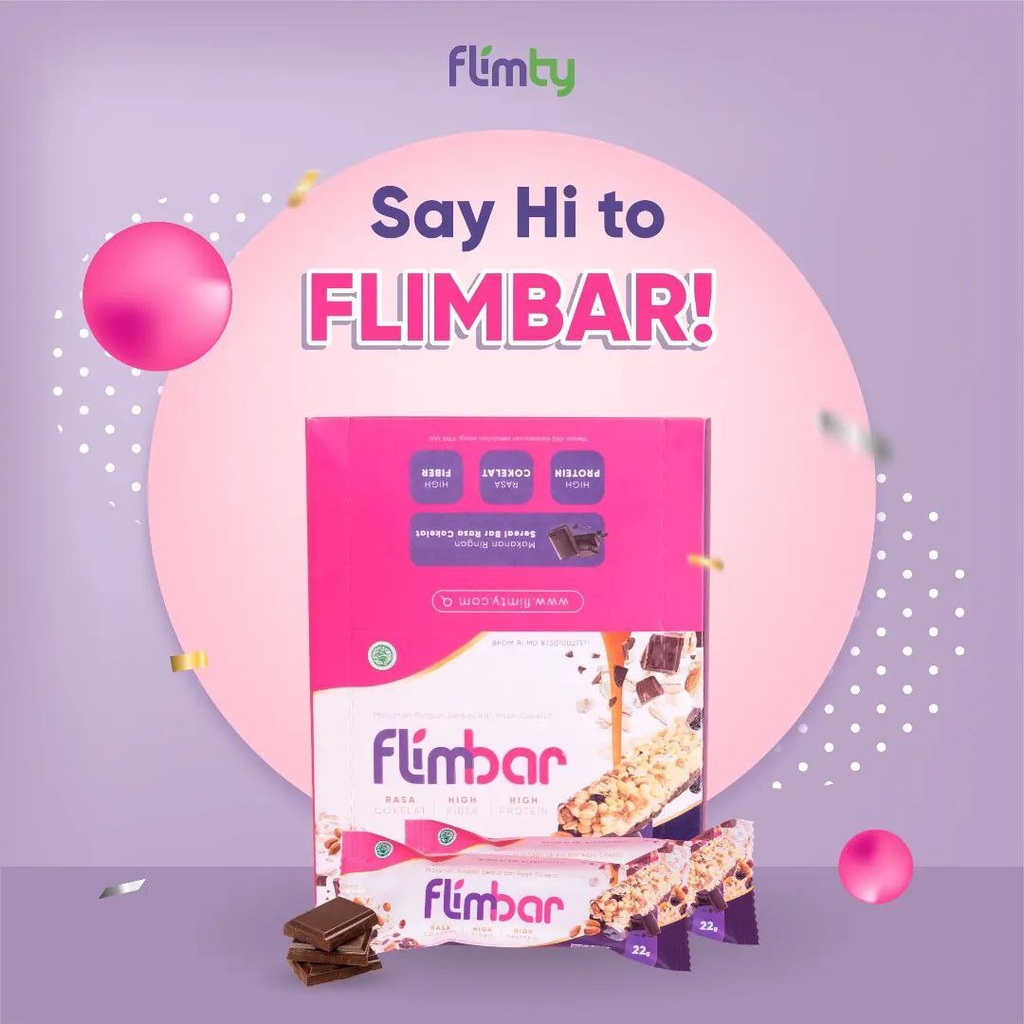 Jual Flimbar by Flimty Snack Sehat Sereal Bar Diet Langsing Meal ...