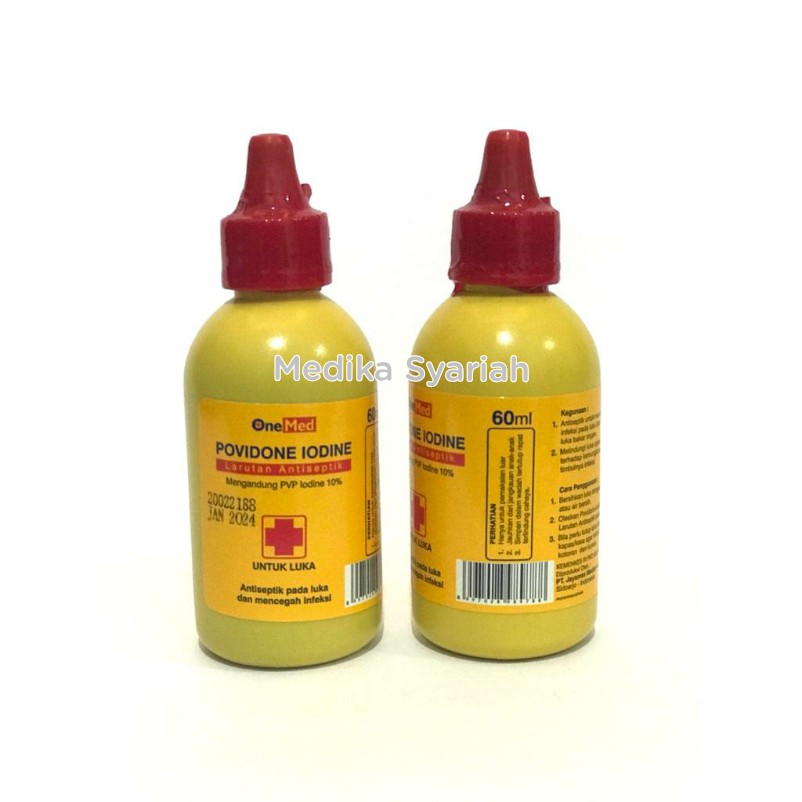 Jual ECODINE POVIDON IODINE 60 ML ONEMED / ANTISEPTIC / OBAT MERAH ...