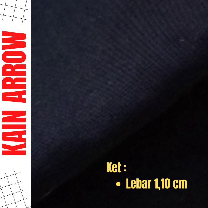 Jual Kain Lapisan Arrow Hitam/Meter | Shopee Indonesia