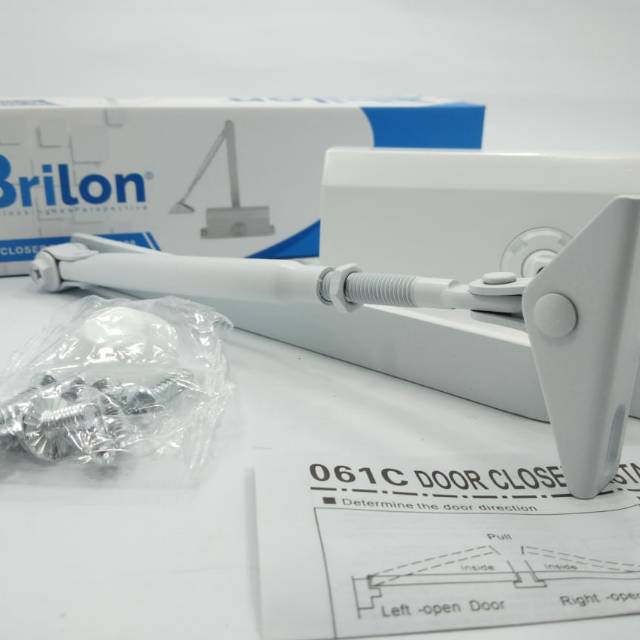 Jual Penahan pintu - penutup pintu otomatis - door closer brilon putih ...