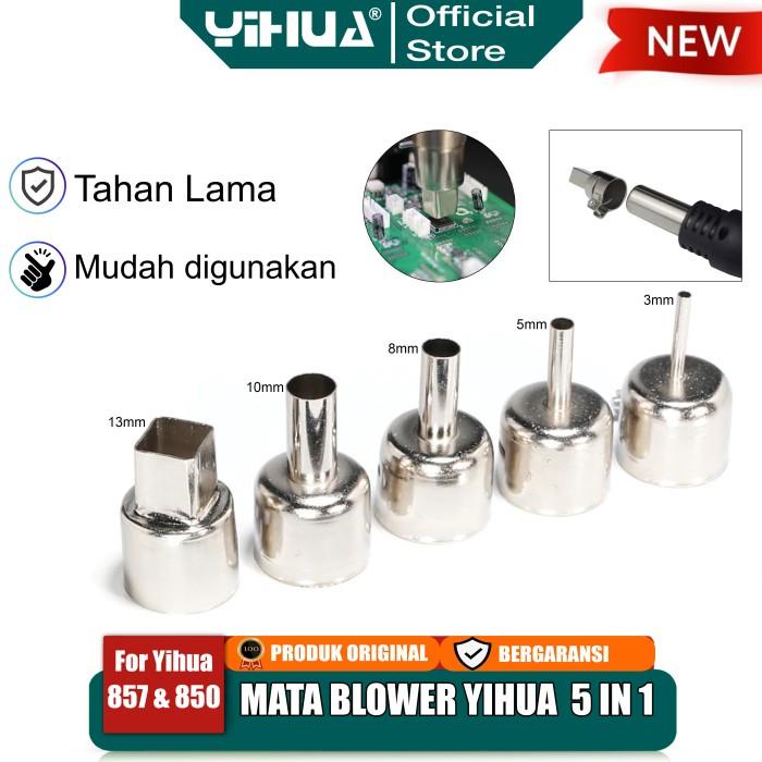 Jual Las Yihua 857 850 Mata Blower Station Corong Nozzel 5 In1 Hot Air ...