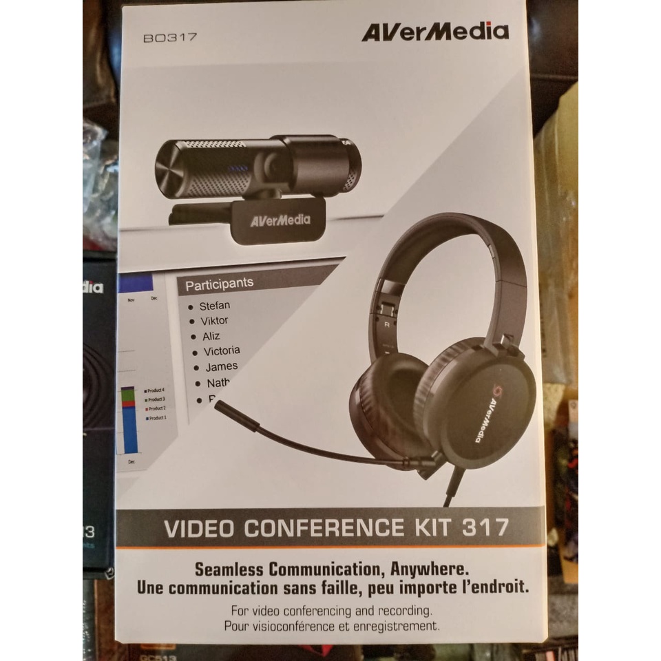 Jual AVerMedia Video Conferencing Kit Webcam & Headset Bundle BO317 ...