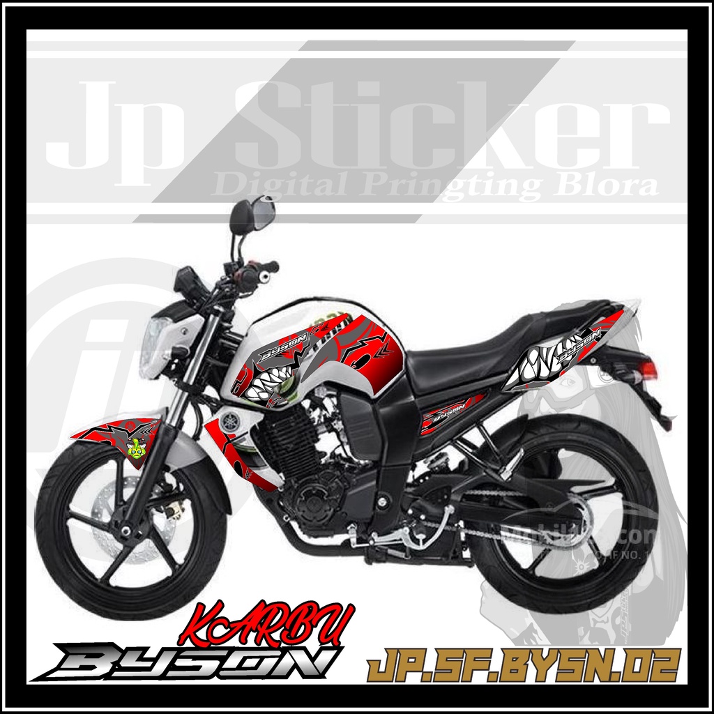 Jual STICKER STRIPING LIST VARIASI HOLOGRAM BYSON KARBU JP 02 SHARK ...