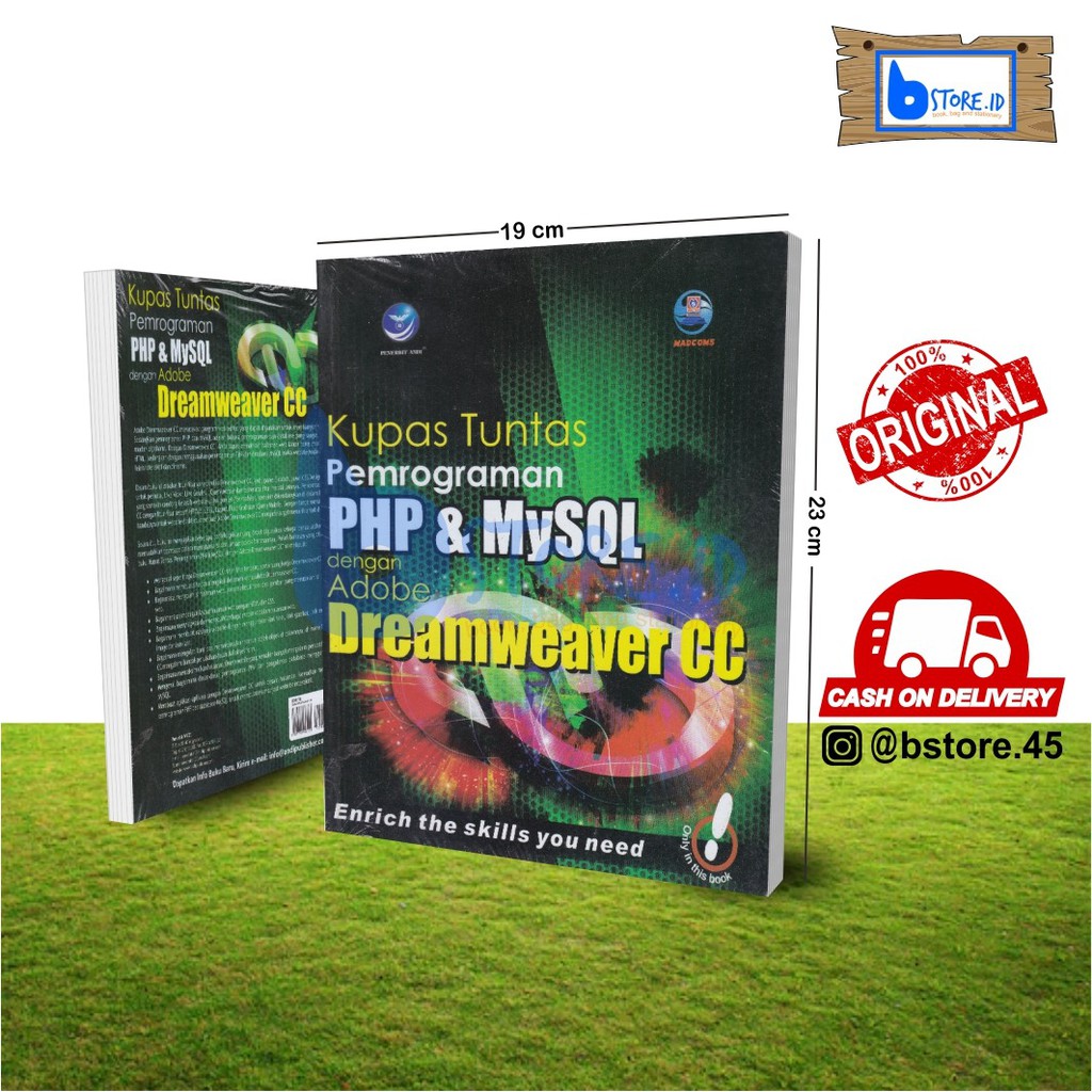 Jual KUPAS TUNTAS PEMROGRAMAN PHP DAN MySQL DENGAN ADOBE DREAMWEAVER CC | Shopee Indonesia