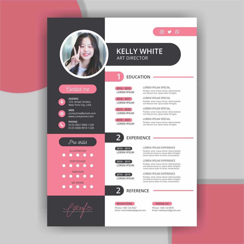 Jual Desain CV / Jasa Desain CV Curriculum Vitae | Shopee Indonesia